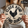 2D Flat, 1pc Vintage Chicken-Themed Metal Sign - Rustic Farmhouse Decor ...