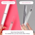 EXLEAF Glass Nail Files for Natural Nails (Clear),1Pc Crystal Nail ...