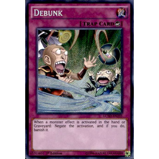 YuGiOh Legendary Collection Mega Pack Secret Rare Debunk LC5D-EN255 ...