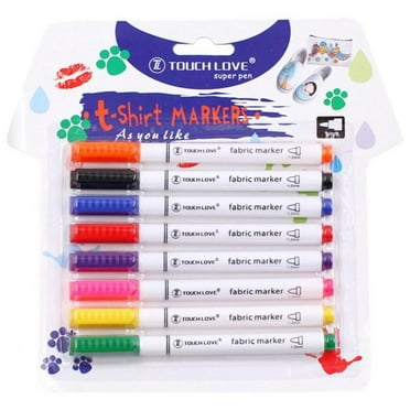 Hippie Crafter Permanent Fabric Markers 26 Pack For T-Shirt, Leather ...