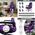 Chririnla Abstract Butterfly Print Office Chair Cover 3Pcs Desk Chair ...