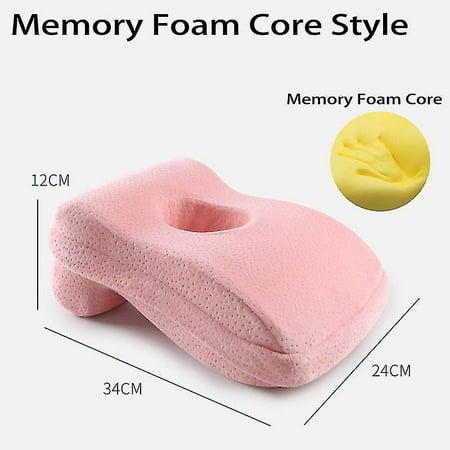 Memory Foam Nap Pillow Travel Headrest Neck Support Cushion Office Rest ...
