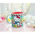Sanrio Hello Kitty Hello Rainbows Ceramic Mug | Holds 20 Ounces ...