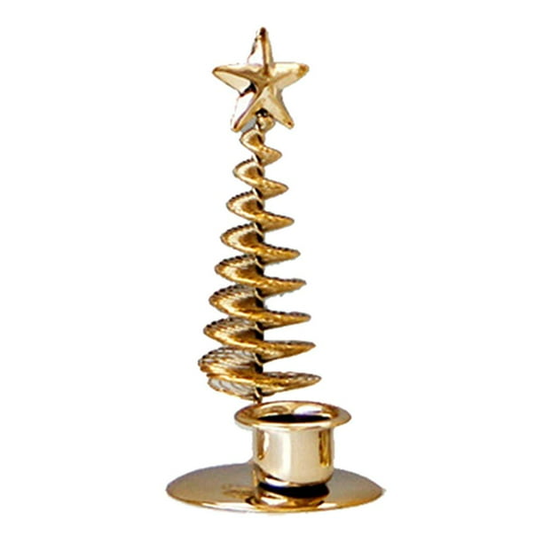 Candelero de alambre de metal de estilo nórdico Candelabro en forma de ...