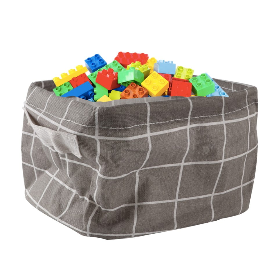 SHARE SUNSHINE Storage Box 2pcs Foldable with Handle for Toys ...