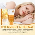 Turmeric Overnight Wrapping Mask for Face, 3 Pack Collagen Sleeping ...
