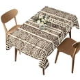 Waterproof Tablecloth Bohemian Vintage Tribe Texture Rectangle Table ...