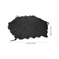 IBASETOY Trampoline Sun Shade Cover Easy Install Foldable Black PP for ...