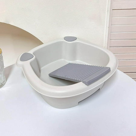 freestylehome Washing Clothes Bucket Hand Wash Board for T Shirts ...