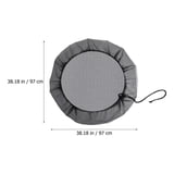 Monyance outdoor bucket cover Rain Coverwater Bucket Screen Tank Mesh ...