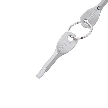 LHCER Keyring Screwdriver, EDC Stainless Screwdriver Set EDC ...