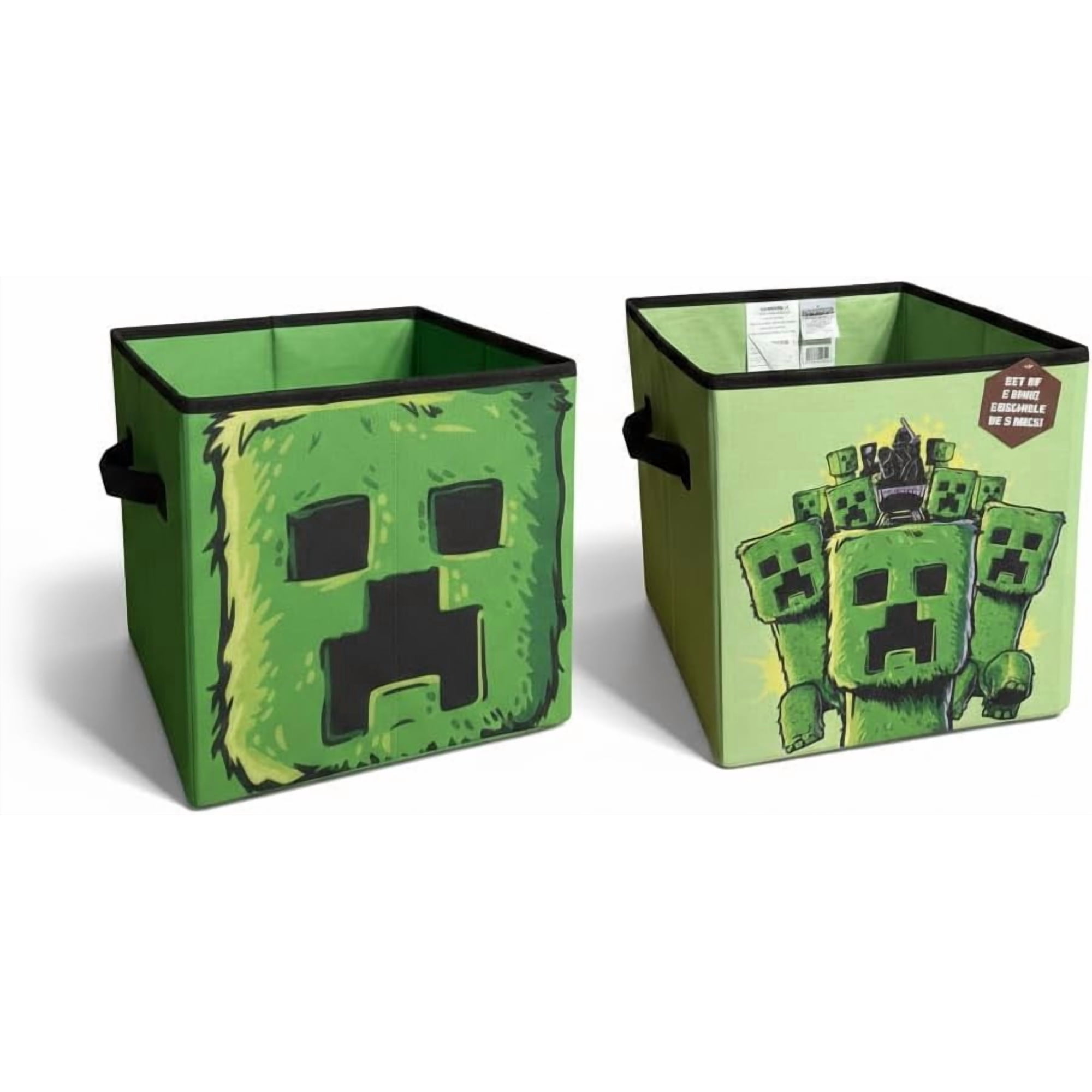 Click here for Minecraft Storage Bin 2-Pack Creeper Collapsible F... prices