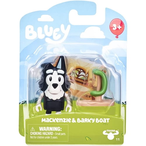 Bluey Story Starter Pack Figure - MACKENZIE & BARKY BOAT (2.5 inch ...