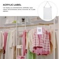 3pcs Acrylic Sign Holder Hanging Price Tag Holder Label Display Holder ...