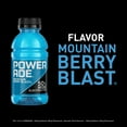 POWERADE Blueberry Sports Drink, Mountain Berry Blast, 12 fl oz, 8 Pack ...