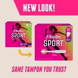 Playtex Sport Ultra Tampons, Unscented, 36 Ct, Plastic Applicator, 360 ...