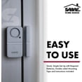 Wireless home security window and door burglar alarm, with 120 decibel ...