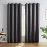 THD Cambridge 100% Blackout Total Privacy Grommet Window Treatment Curtain Panels - Set of 2 ...