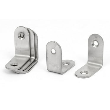 Wideskall 2" inch Corner Brace Angle Repair Bracket Bright Brass w ...