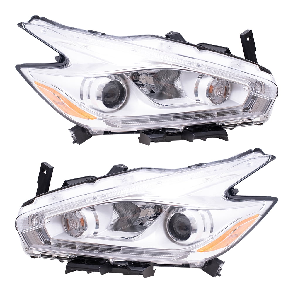 Brock Replacement Driver's and Passenger's Halogen Headlights ...