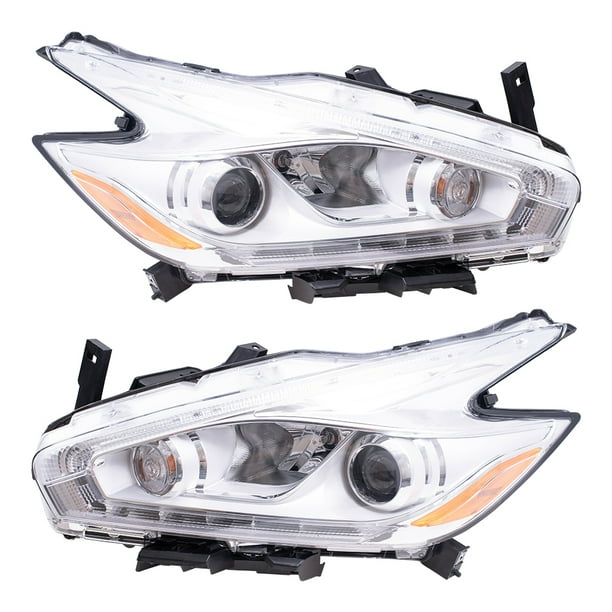 Brock Replacement Driver's and Passenger's Halogen Headlights ...
