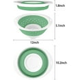 Collapsible Colander and Strainer, 5 Quart(1.25 gal) BPA Free ...