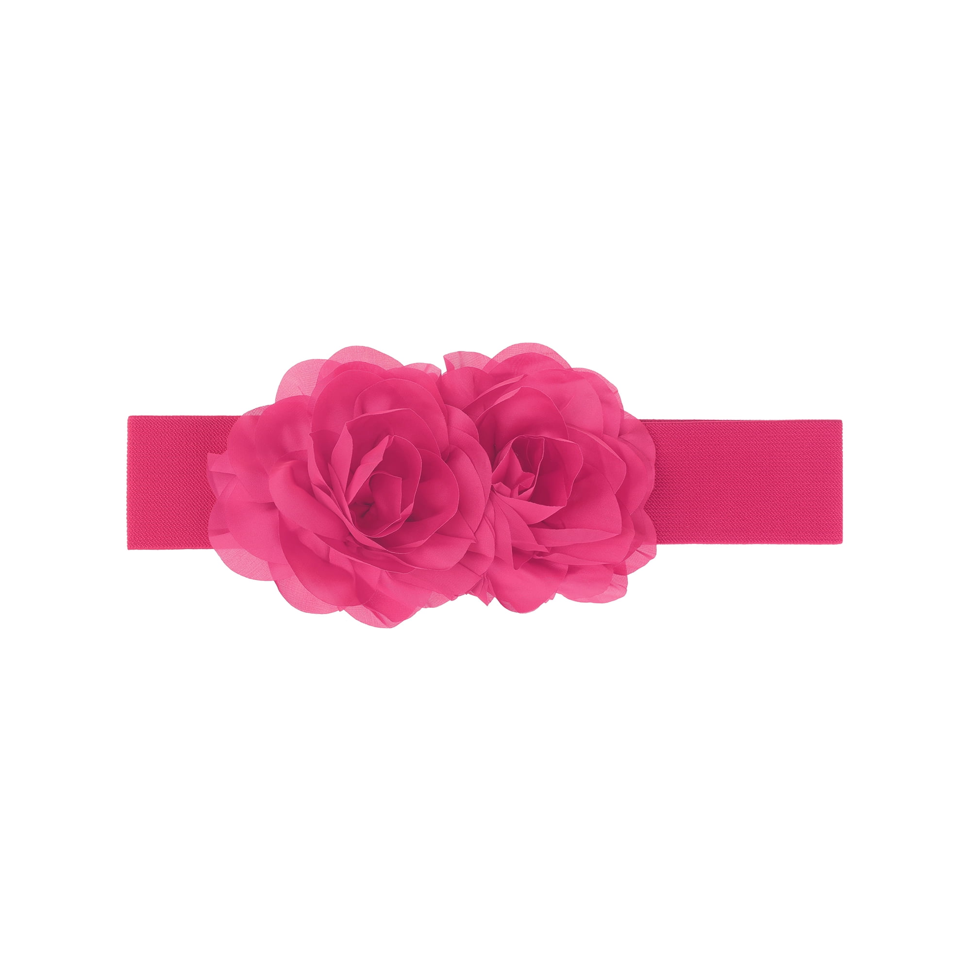 Click here for Inspire Chic Womens Big Double-Flower Stretchy Bel... prices