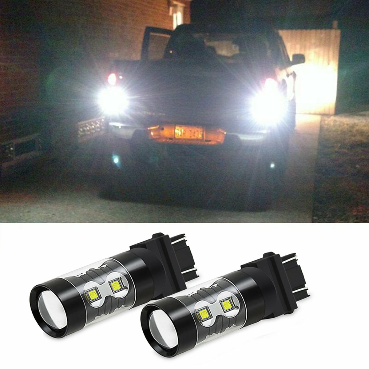 2X 3157 3156 LED Backup Reverse Light Bulb White For Dodge Ram 1500 ...