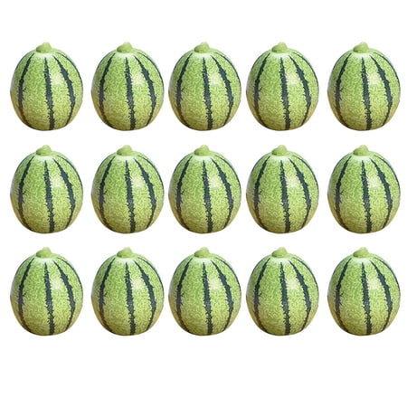 15 pieces of artificial fruit crafts scene decoration miniature ...