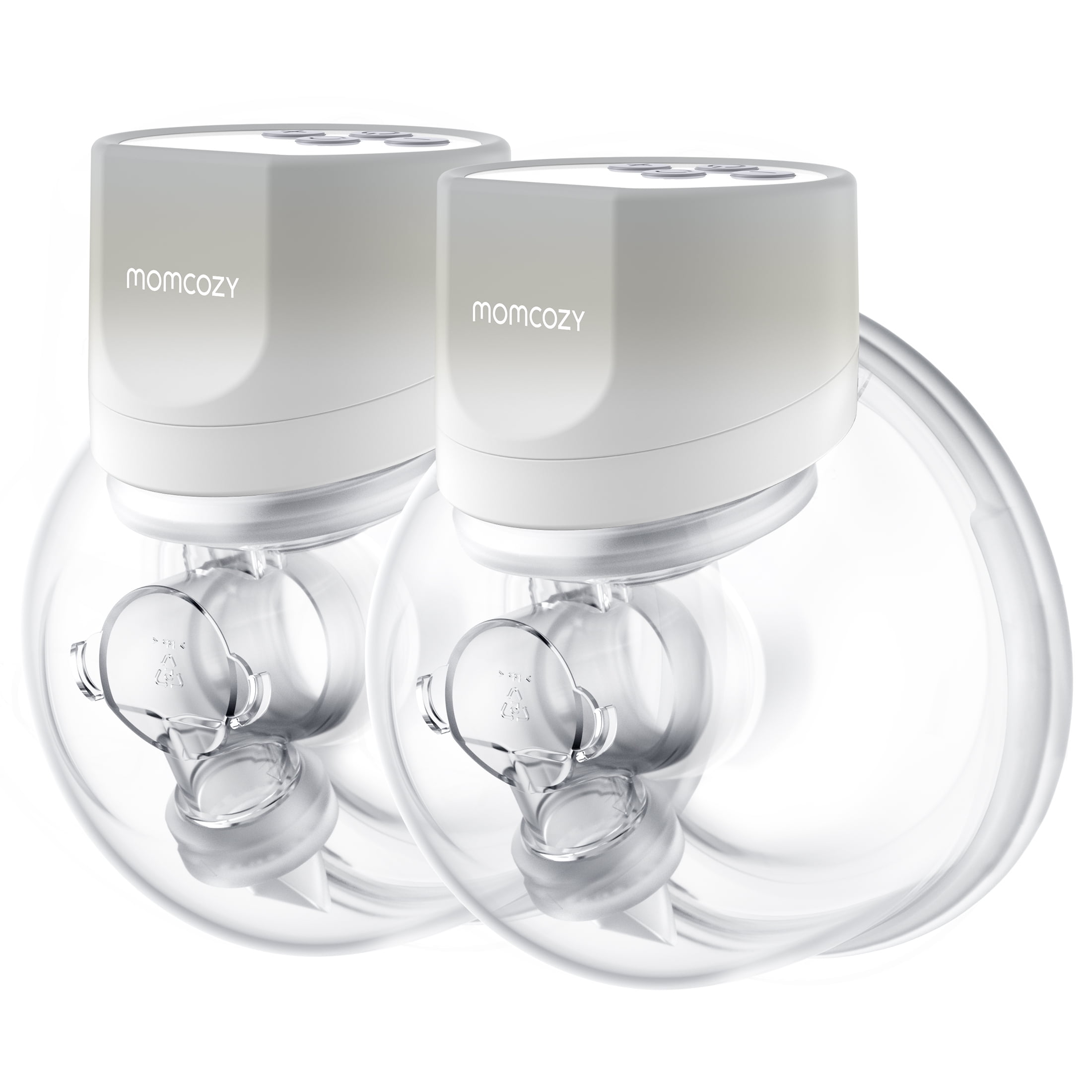 Momcozy S12 Pro Electric Breast Pump Hands Free Wearable Breast Pump 24mm Gray