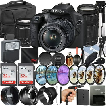 Canon EOS Rebel T7 EF-S 18-55mm IS II Kit - Walmart.com