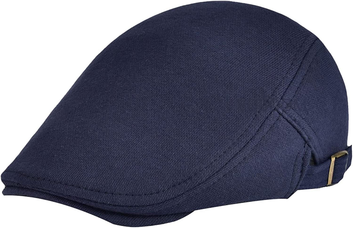 CoCopeaunts Newsboy Hats for Men Cotton Flat Ivy Cap Men Women Soft Solid Color Driving Cabbie ...