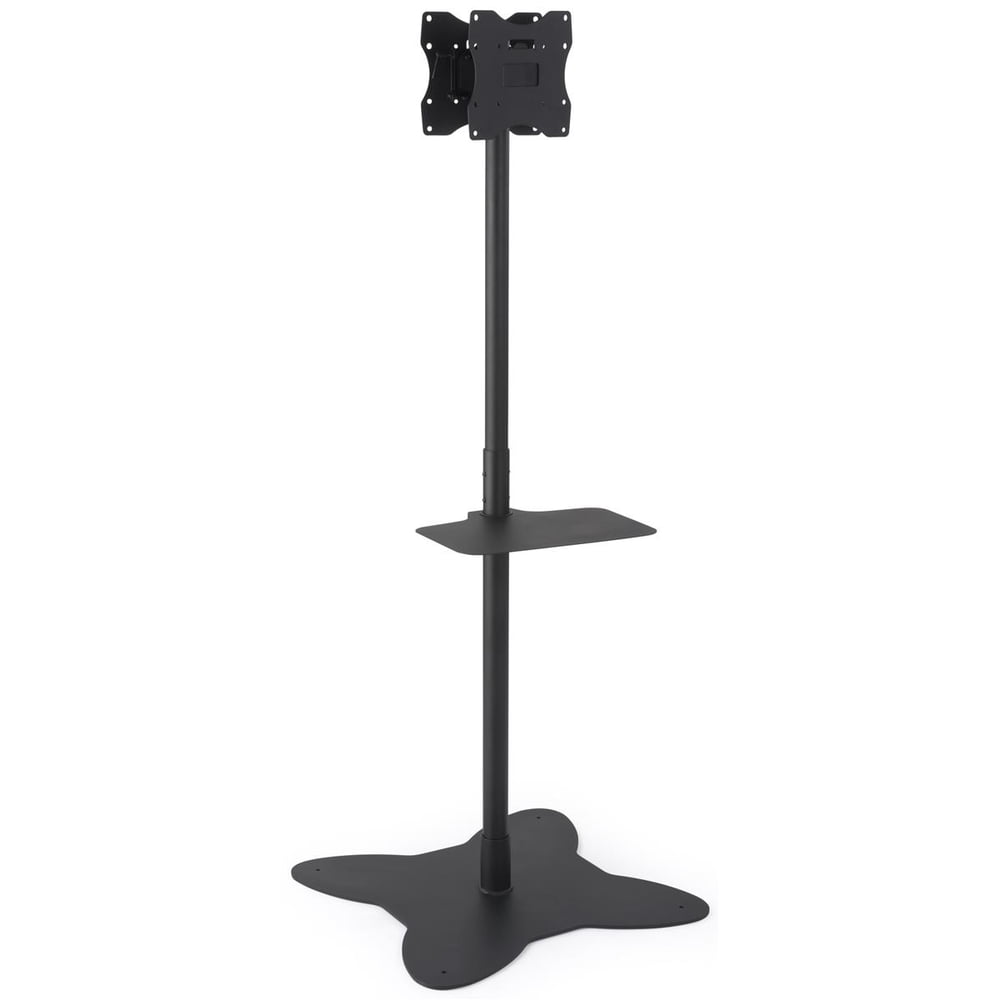 Displays2go Floor Standing Mount for Two TVs, Versatile Bracket ...