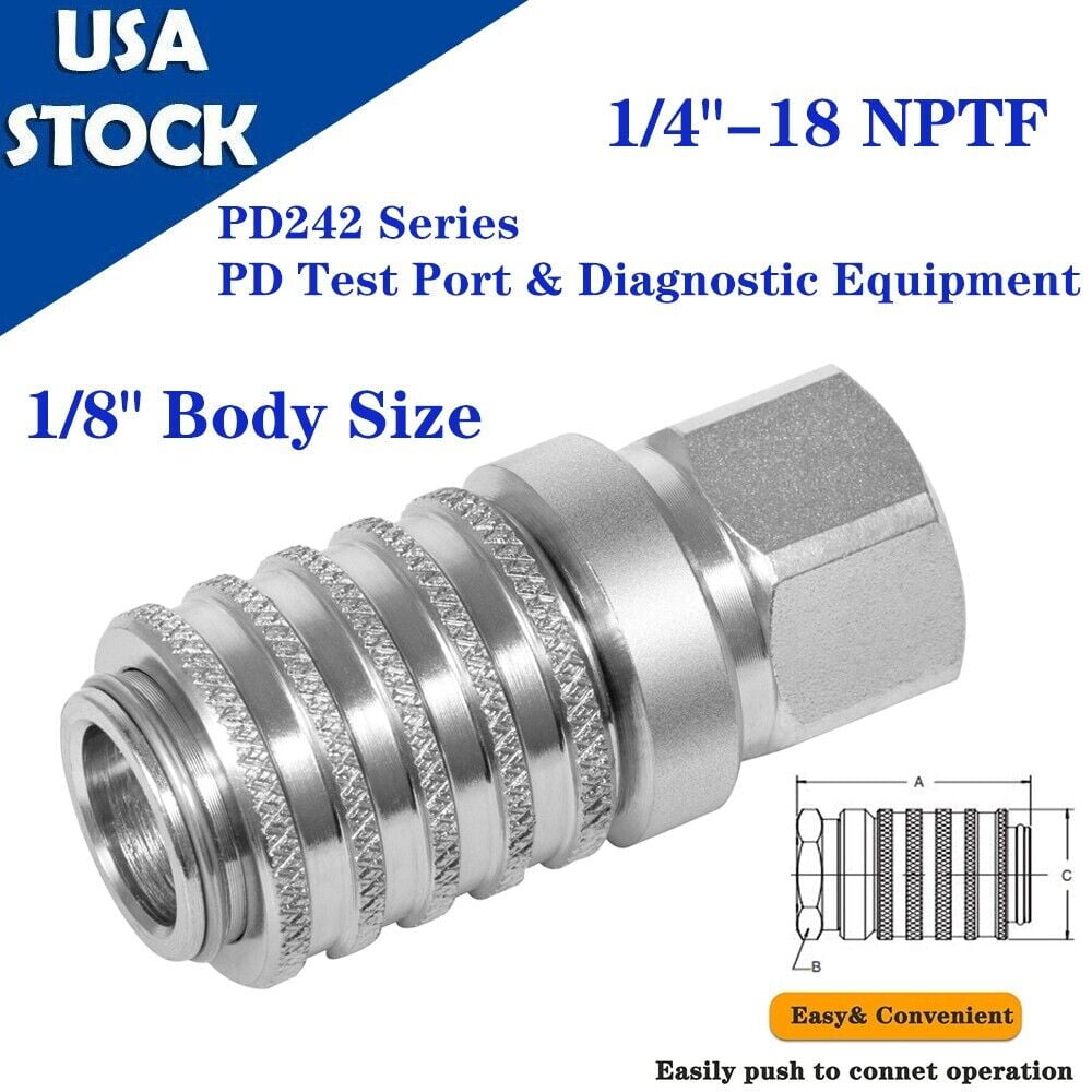 PD242 PD Test Port & Diagnostic Equipment Quick Coupler with Female ...