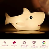 TRIPRO Shark Silicone Nursery Night Light Room Decor Desk Lamp Toys ...