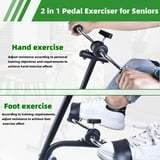 Pedal Exerciser for Seniors Exercise Bike for Seniors Elderly Exercise ...