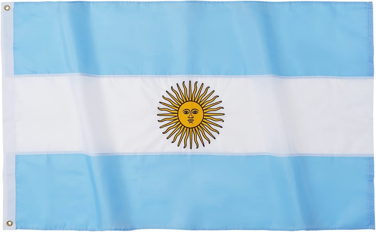 TOPFLAGS Argentina Flag Embroidered Argentinian National Flags 3x5 Foot ...