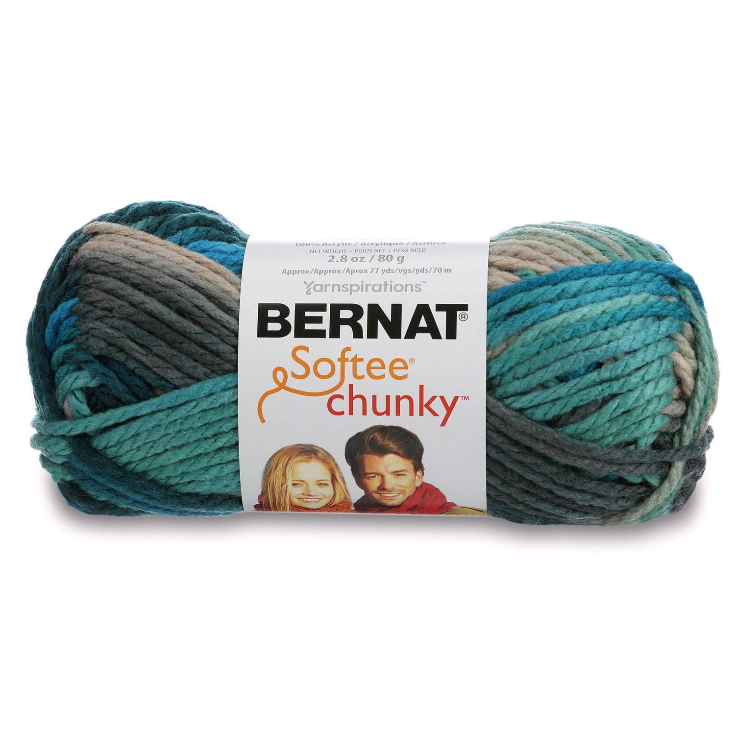 Click here for Bernat Softee Chunky Ombre Yarn  Acrylic #6 Super... prices