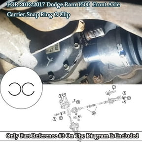 Crown Automotive 52070427AB CAS52070427AB AXLE SEAL Fits select: 2003 ...