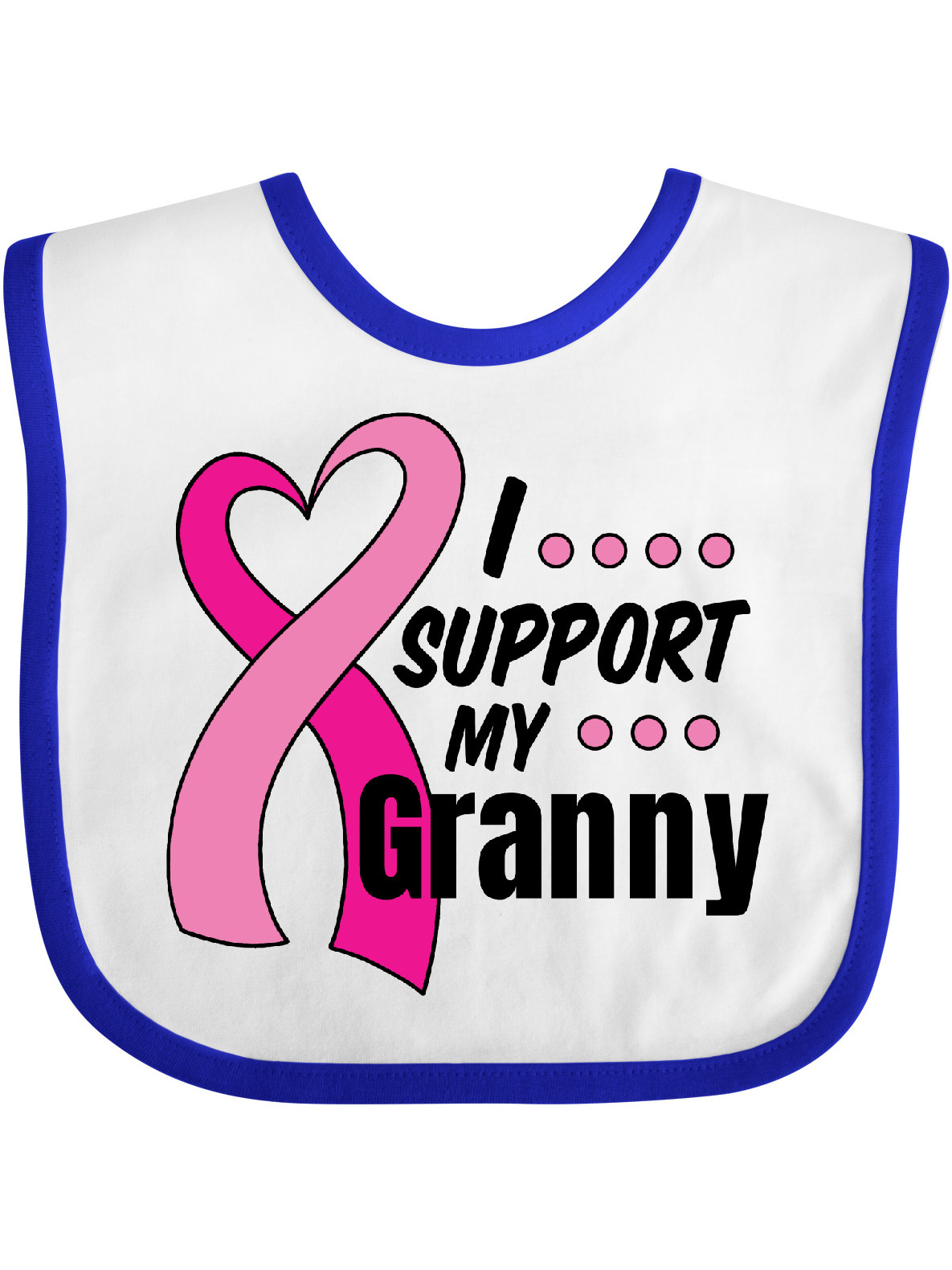 Inktastic Breast Cancer Awareness I Support My Granny with Pink Ribbon Gift Baby Boy or Baby ...