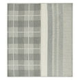 Better Homes & Gardens 5' x 7' Plaid Woven Reversible Outdoor Rug, Gray ...