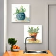 Art Gallery Herb Canvas Print Set - Kitchen Decor - Basil Rosemary ...