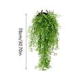 3-Piece Balcony Hanging Vines,30.7 Inch Faux Greenery for Outdoor ...