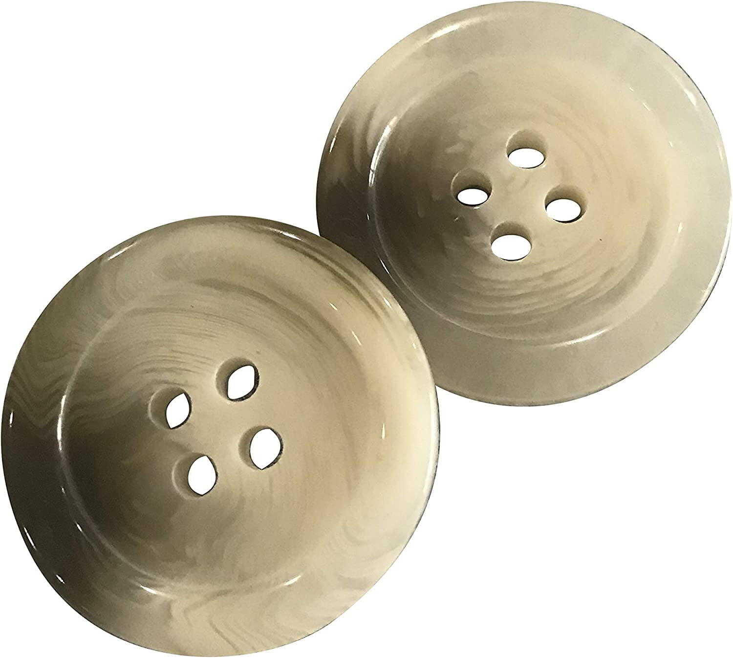 20pcs Large Black Buttons,Coat Buttons,Suit Buttons, 1 inch 25mm Resin ...