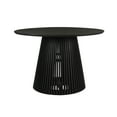 Saltoro Sherpi Ridge Handcrafted 47 Inch Round Dining Table, Mango Wood ...