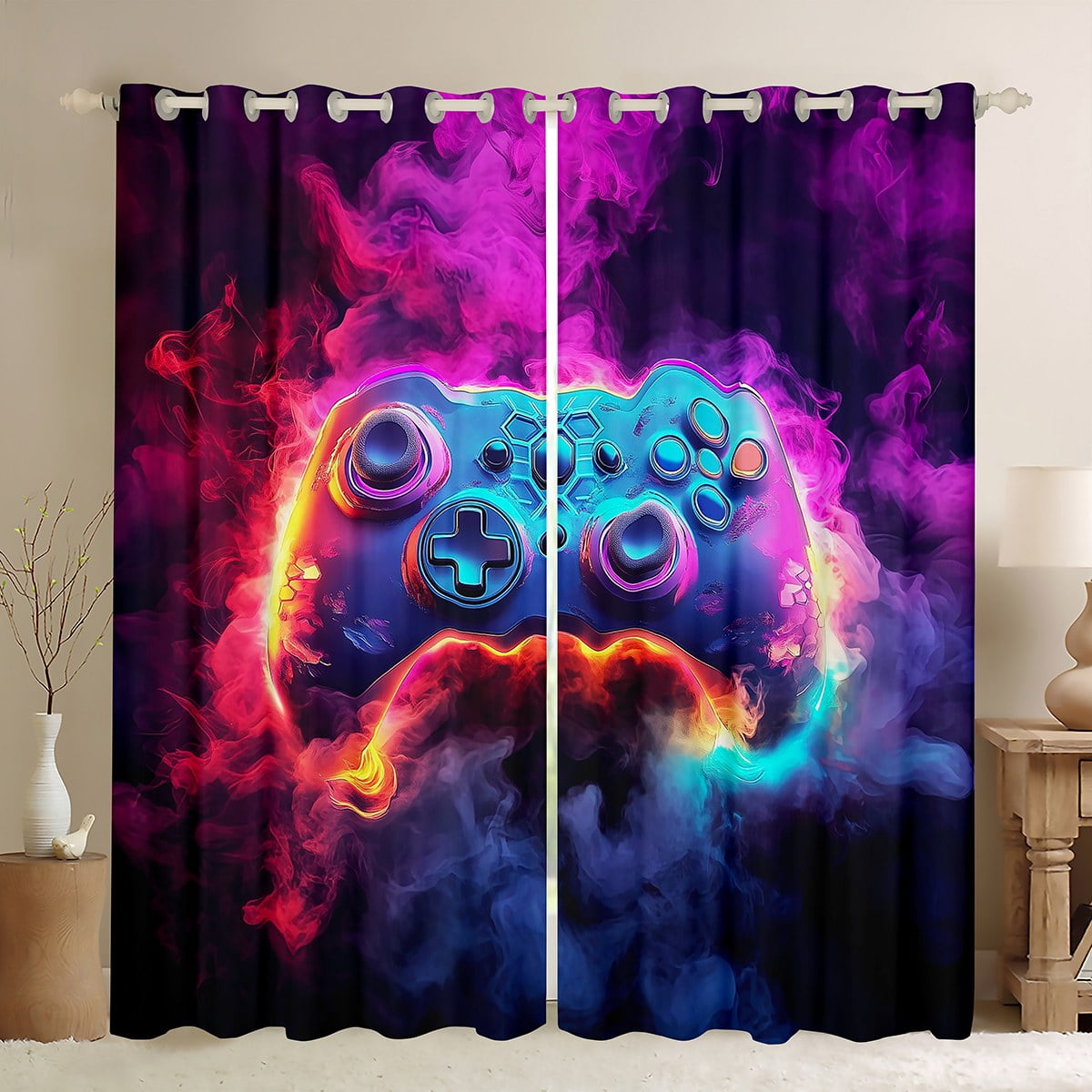 Click here for Erosebridal 3d Gamepad Curtains For Living Room  G... prices