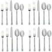 Gourmet Settings (GS) Silver Braid 18/10 Stainless Steel 20pc. Flatware ...