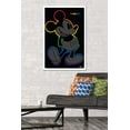 Disney Mickey Mouse - Rainbow Outline Wall Poster, 22.375" x 34" Framed ...