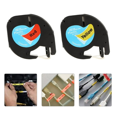 Wchiuoe Label Tape, Intelligent Sensing 5PK Tape, For PVC Sleeve ...