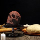 NSESSHome Extra Large Silicone Skull Cake Mold Haunted Skull Baking ...